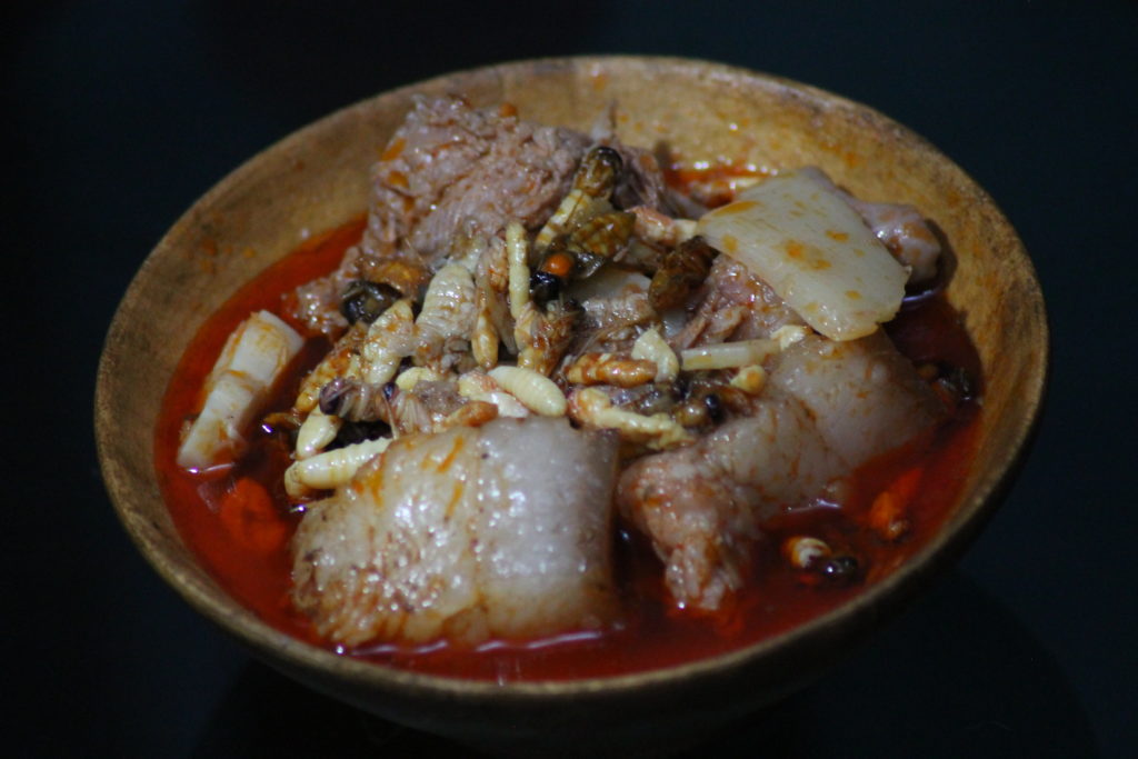 Recipe of Exotic Naga Dish | Pork Cooked with Hornet’s Larvae - Roots ...