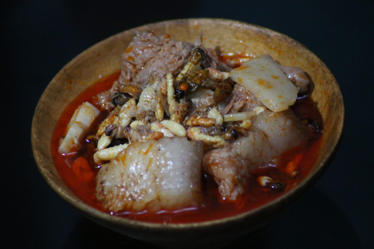 Recipe of Exotic Naga Dish | Pork Cooked with Hornet’s Larvae - Roots ...
