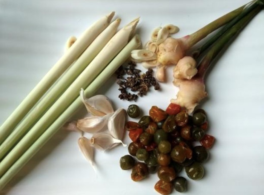 Recipe | Naga Pork Innards with King Chilli and Lemongrass - Roots and ...